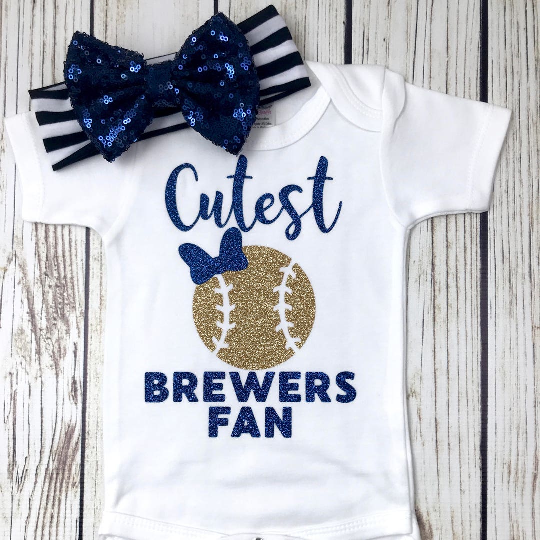 Cutest Brewers Fan Baseball Outfit for Baby Girl - Etsy