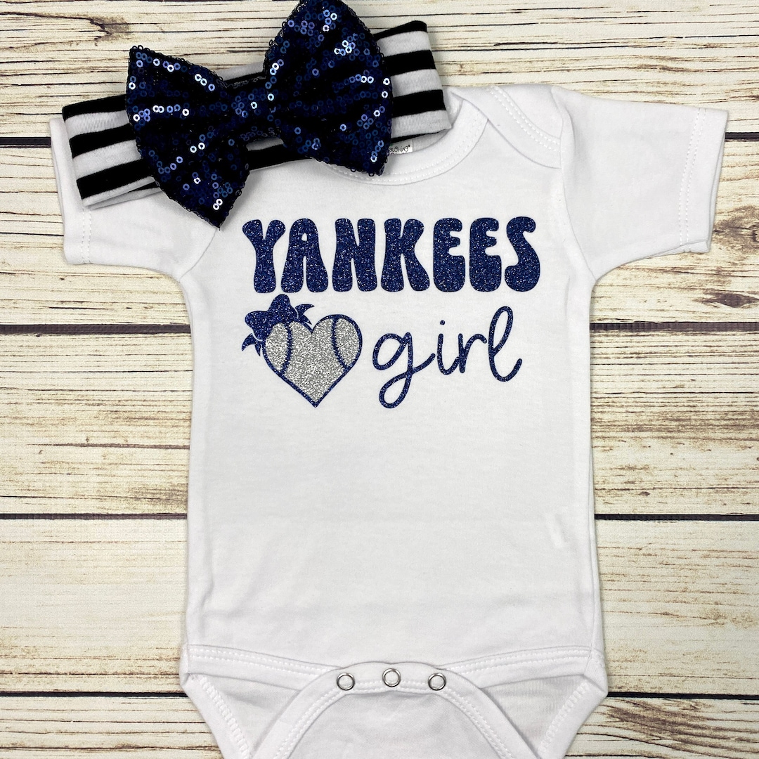 Yankees Girl Retro Style Baseball Outfit for Baby Girl - Etsy