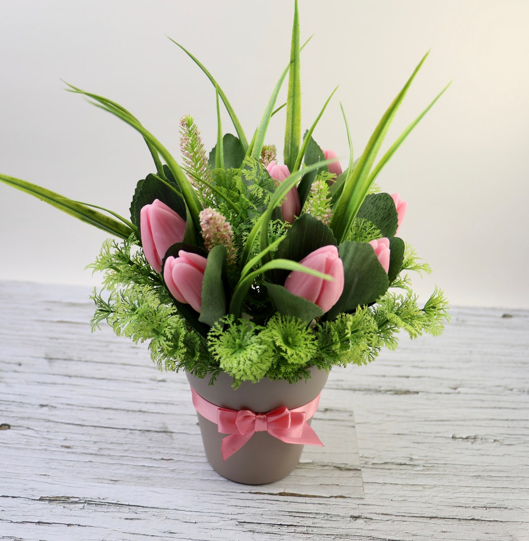 Handmade Triple Butter "tulips " Soap Bouquet - Etsy