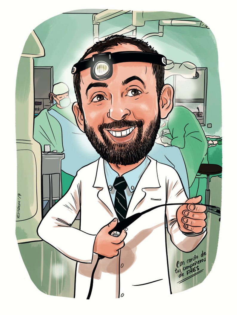 1 PERSON Caricature - Etsy