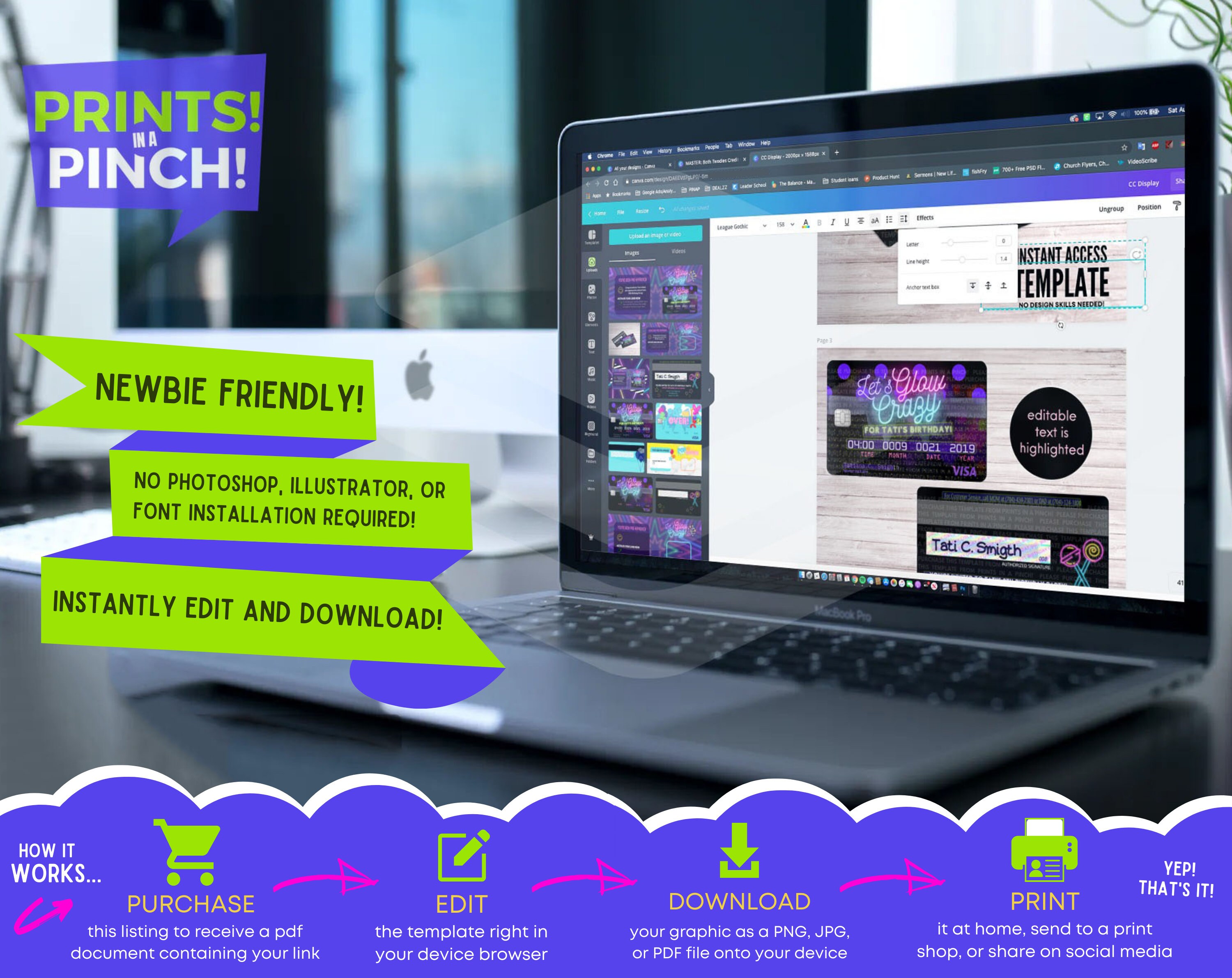 Teal & Co. Credit Card Invitation Template Birthday Party, Wedding ...