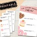 Printable Bakery Menus and Receipts for Kids Creative Play, Pretend ...