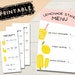 Printable Lemonade Stand Menus and Receipts for Kids Creative Play ...