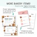 Printable Bakery Menus and Receipts for Kids Creative Play, Pretend ...