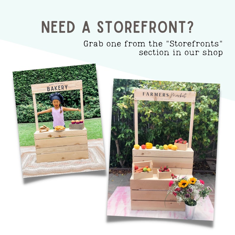 Printable Bakery Menus and Receipts for Kids Creative Play - Etsy