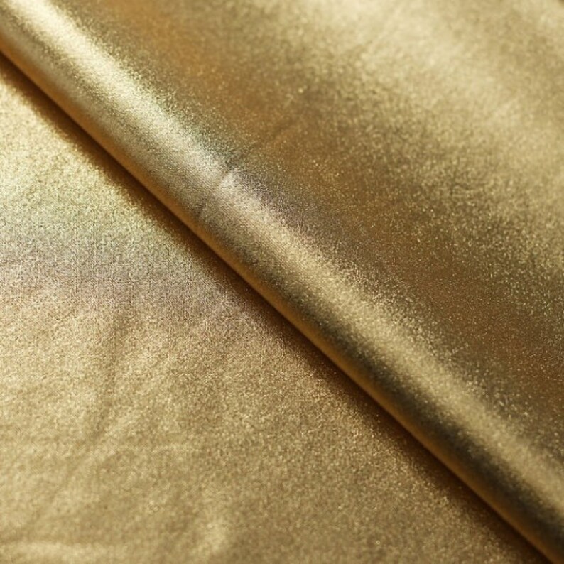 Metallic Gold Stretch Fabric - Etsy