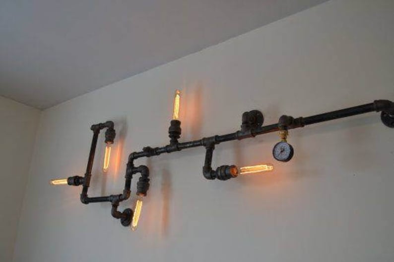 Water Pipe Light Fixture - Etsy