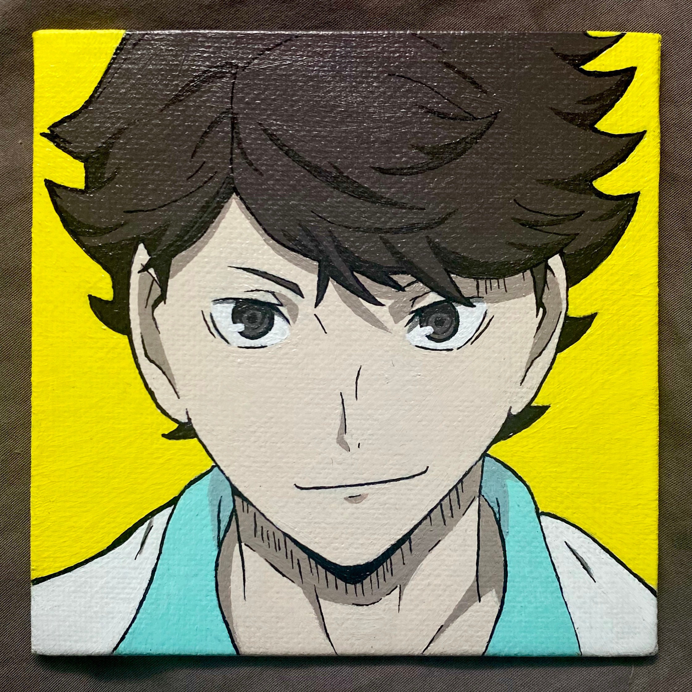 Oikawa from Haikyuu Painting | Etsy