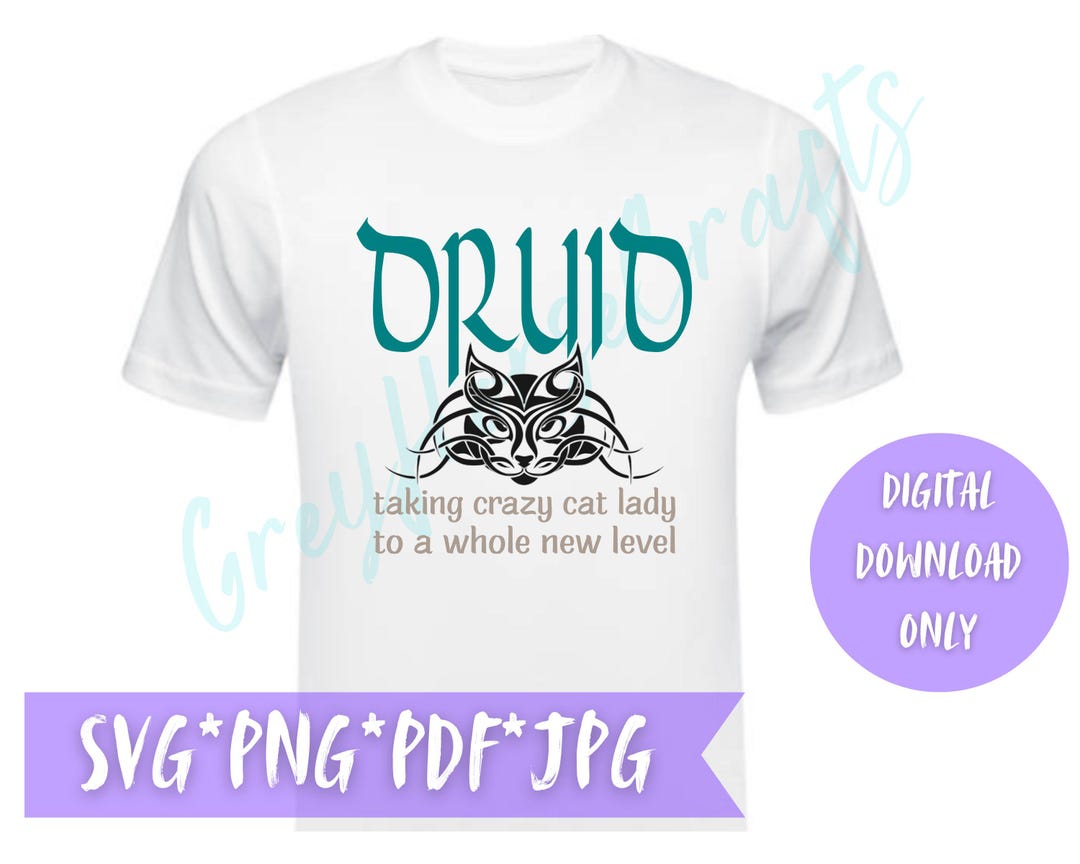Dnd Druid SVG: TTRPG Design (digital Download) - Etsy