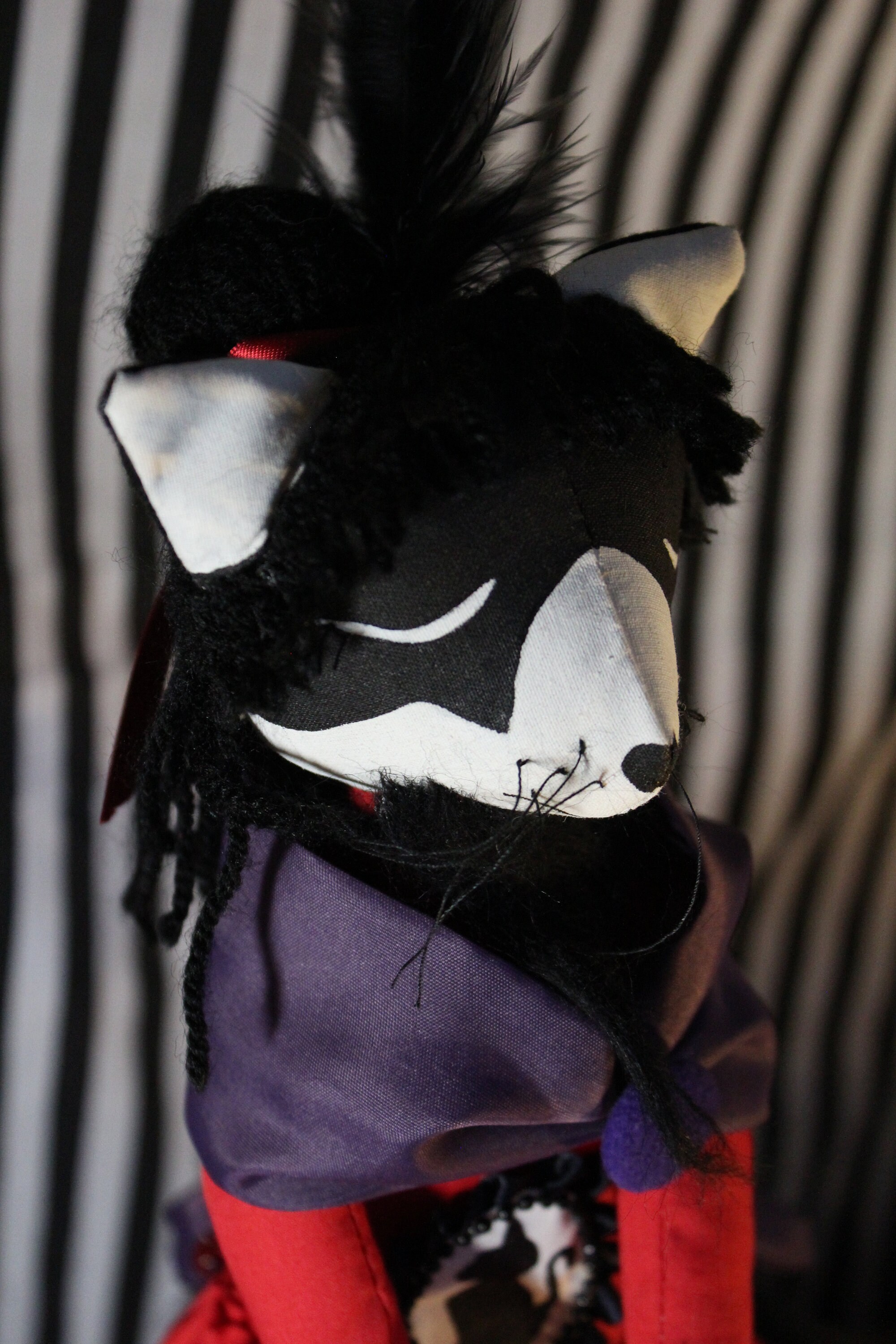 Tuxedo Cat Circus Bearded Lady Teller Art Doll - Etsy UK