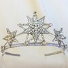 Celeste, Silver Star Tiara, Wedding Tiara, Star Headpiece - Etsy