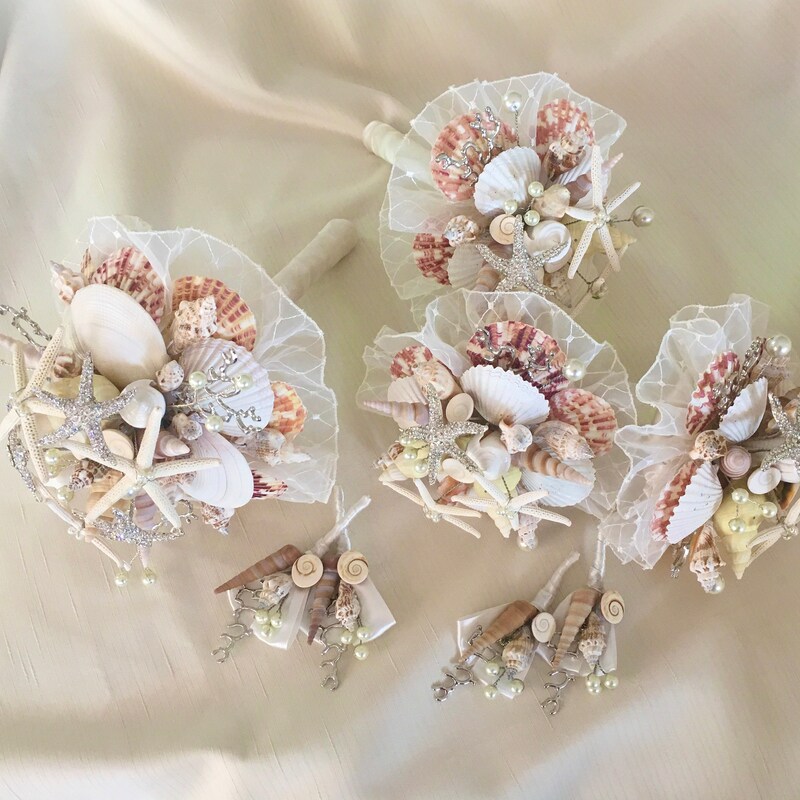 Sea Shell Bouquet - Etsy
