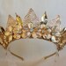 Camille, Golden Flower Crown, Wedding Crown, Wedding Tiara, Bridal ...