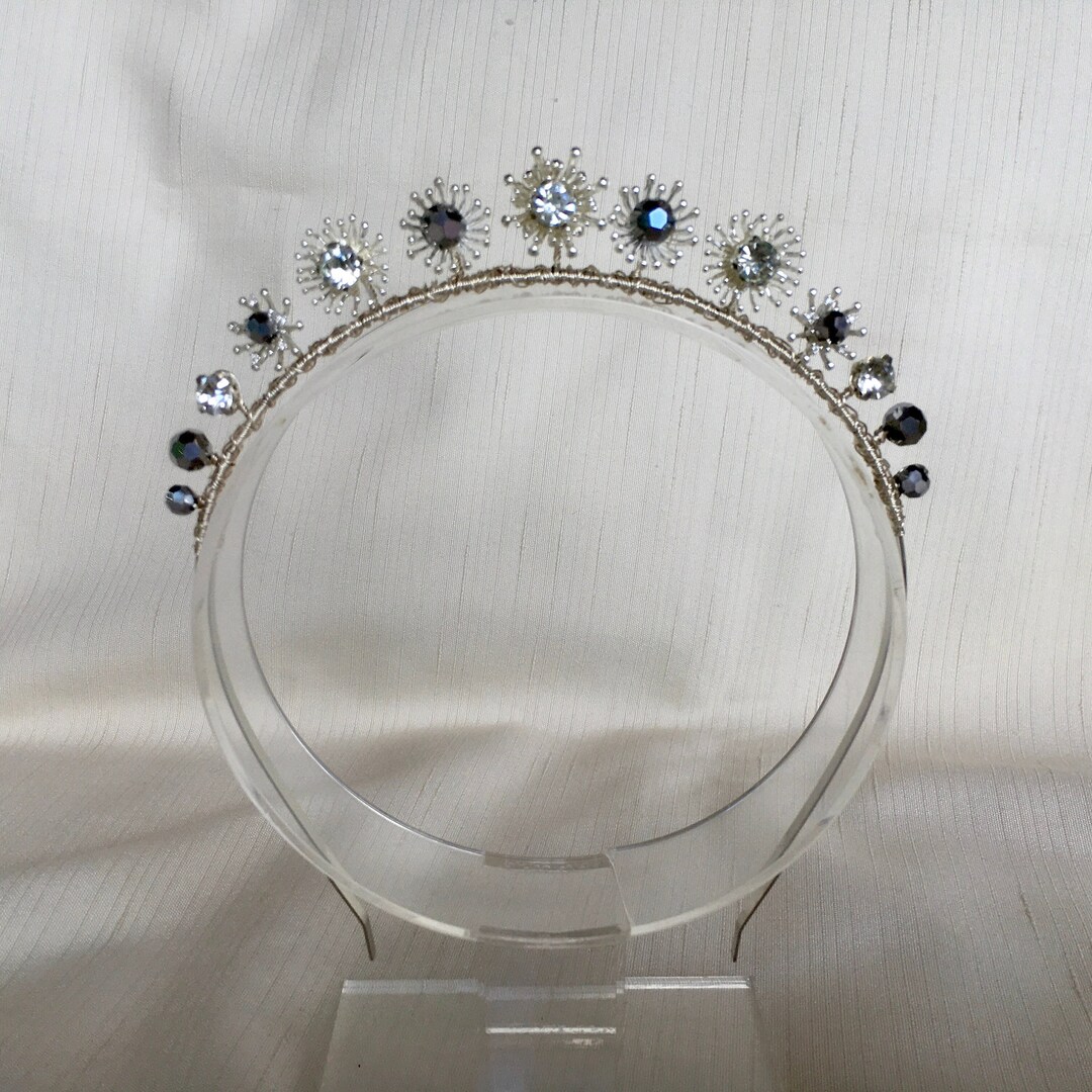 Celeste, Silver Star Tiara, Wedding Tiara, Star Headpiece - Etsy