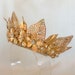 Camille, Golden Flower Crown, Wedding Crown, Wedding Tiara, Bridal ...