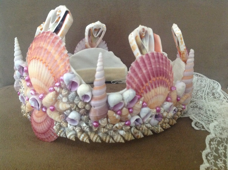 Coral Queen Shell Crown | Etsy