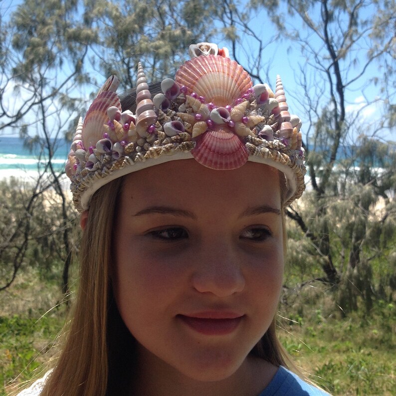 Coral Queen Shell Crown | Etsy