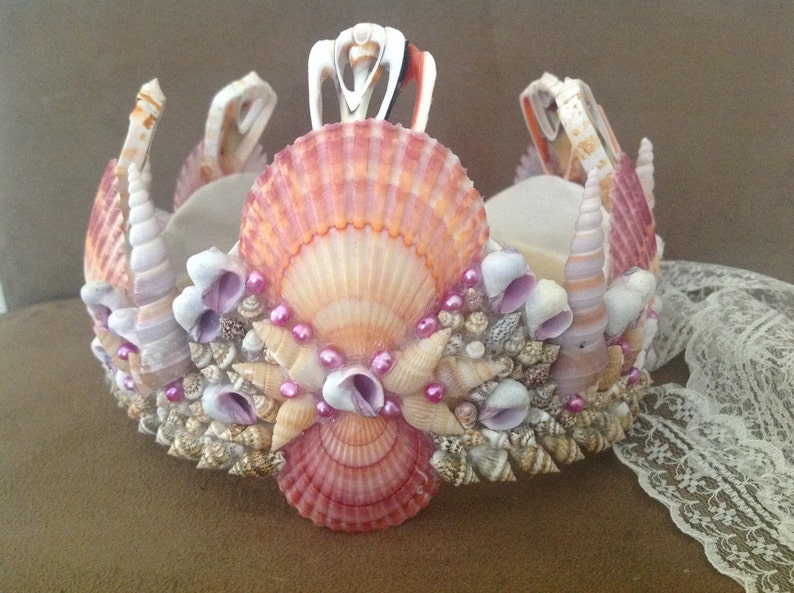 Coral Queen Shell Crown | Etsy