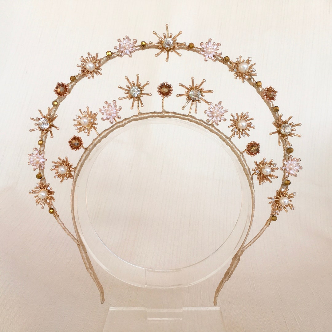 Celeste, Golden Star Halo, Star Crown, Star Headpiece - Etsy