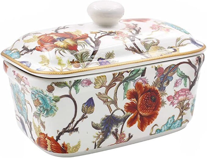 William Morris Anthina Design Butter Dish - Etsy