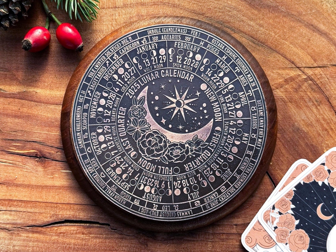 Pagan Wicca Wheel of the Year, Moon Calendar 2026, Lunar Calendar 2026 ...