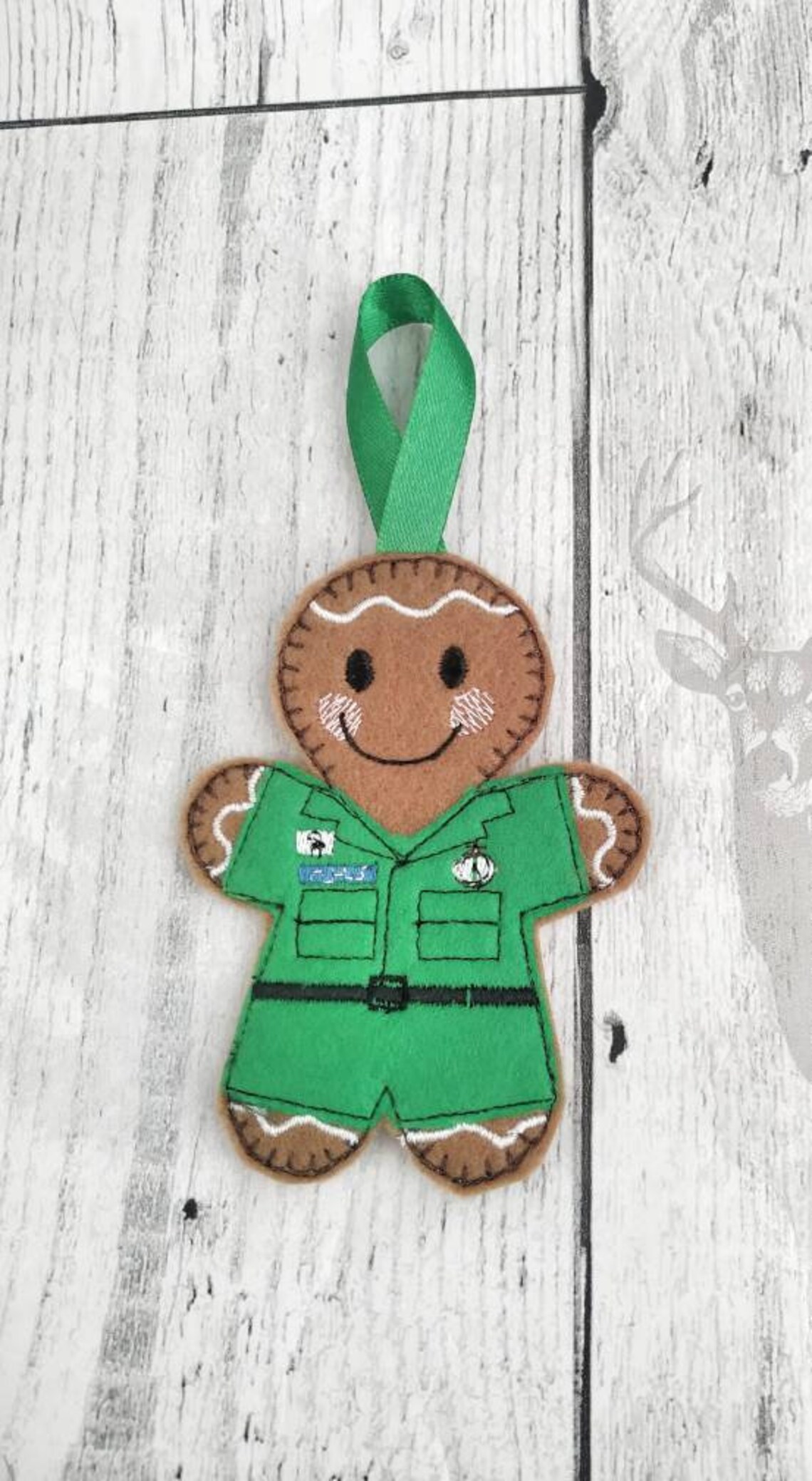 Paramedic Gingerbread Man, Ambulance Worker, Thank You Gift, Christmas ...