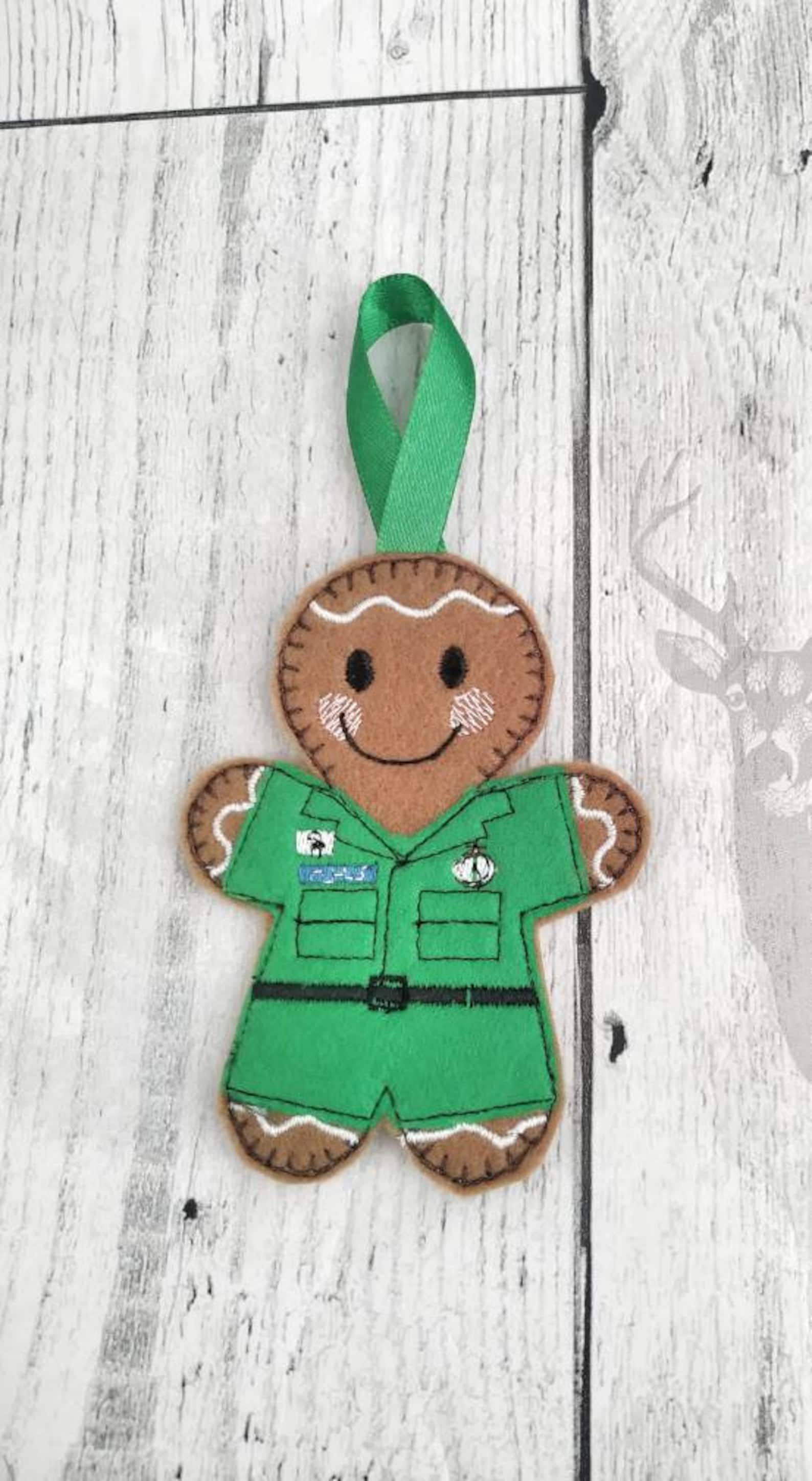 Paramedic Gingerbread Man, Ambulance Worker, Thank You Gift, Christmas ...