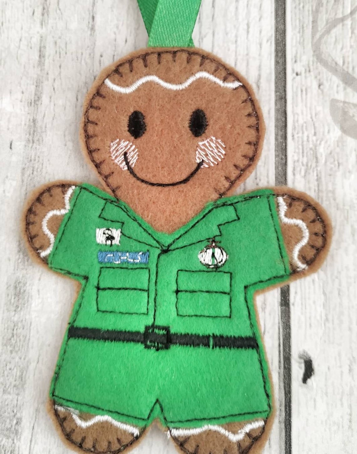 Paramedic Gingerbread Man, Ambulance Worker, Thank You Gift, Christmas ...