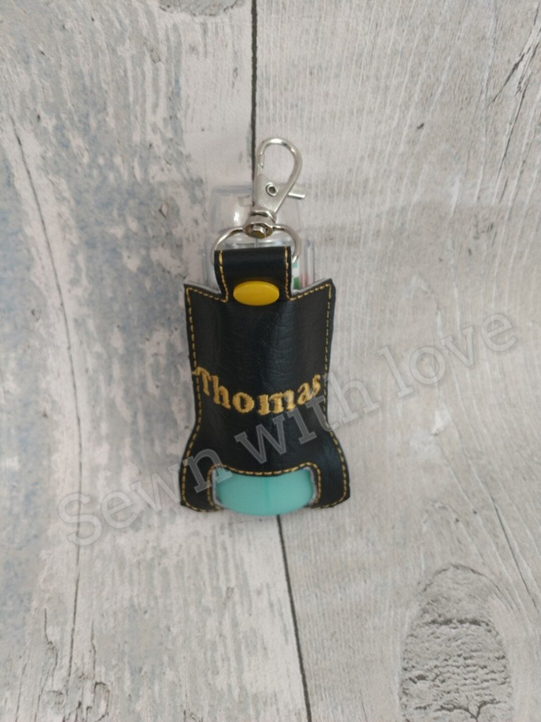 Inhaler Holder, Inhaler Case Keyring, Personalised, Custom, Inhaler ...