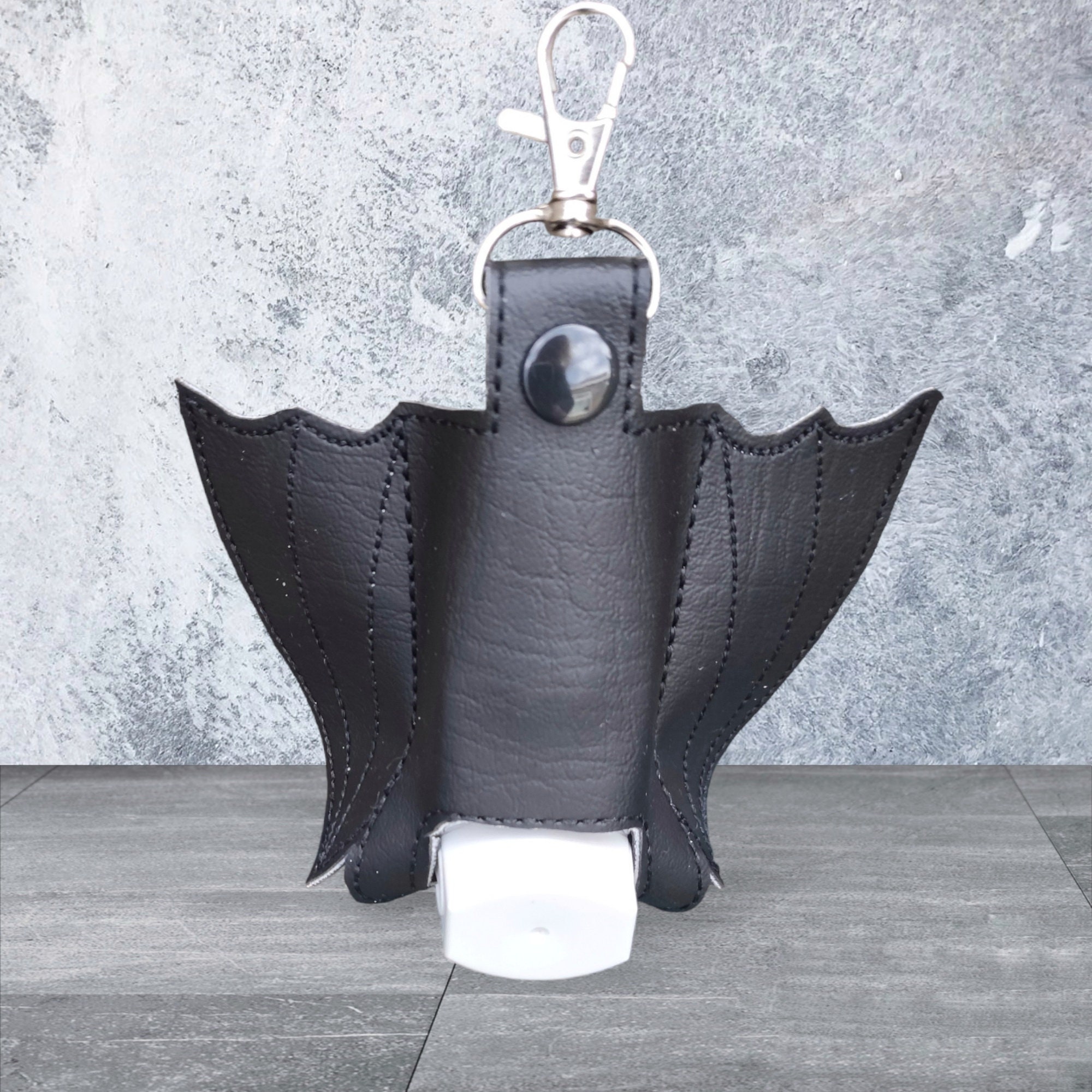 Bat Winged Inhaler Holder, Inhaler Case Keyring, Inhaler Case, Gothic ...