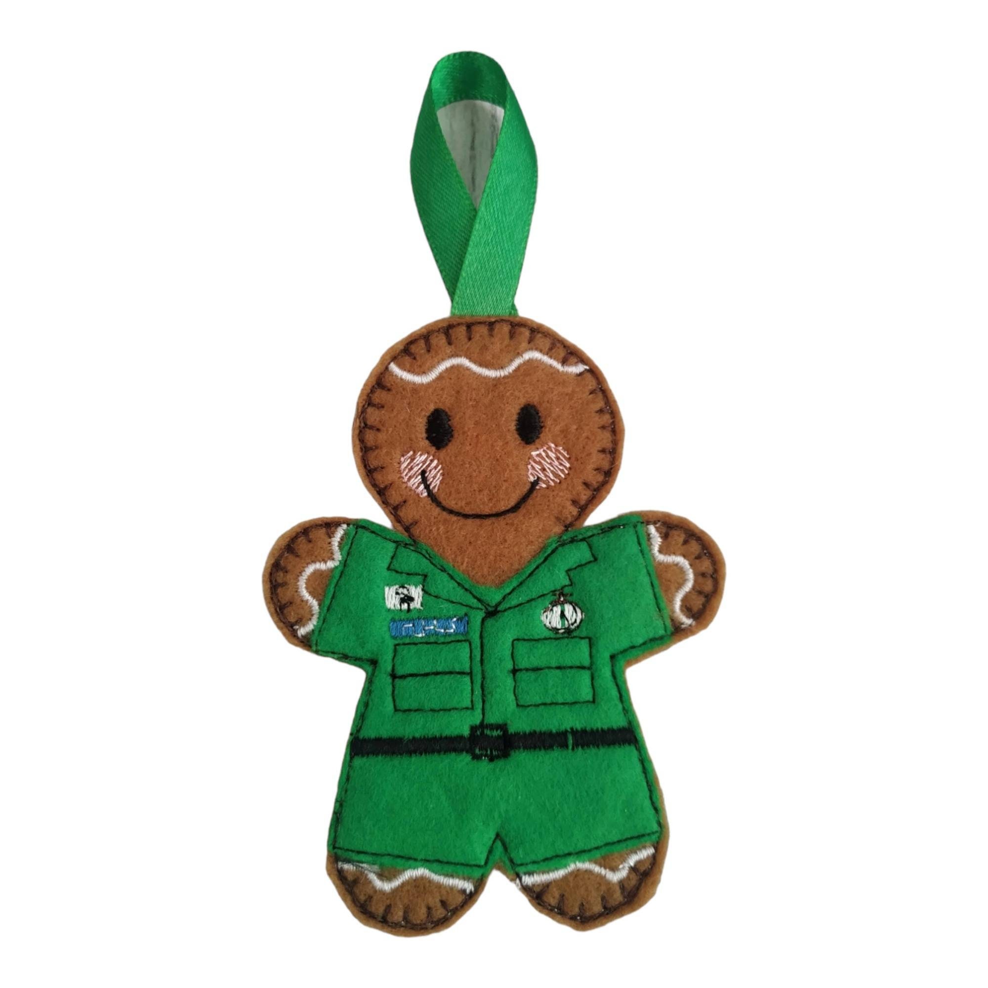 Paramedic Gingerbread Man, Ambulance Worker, Thank You Gift, Christmas ...