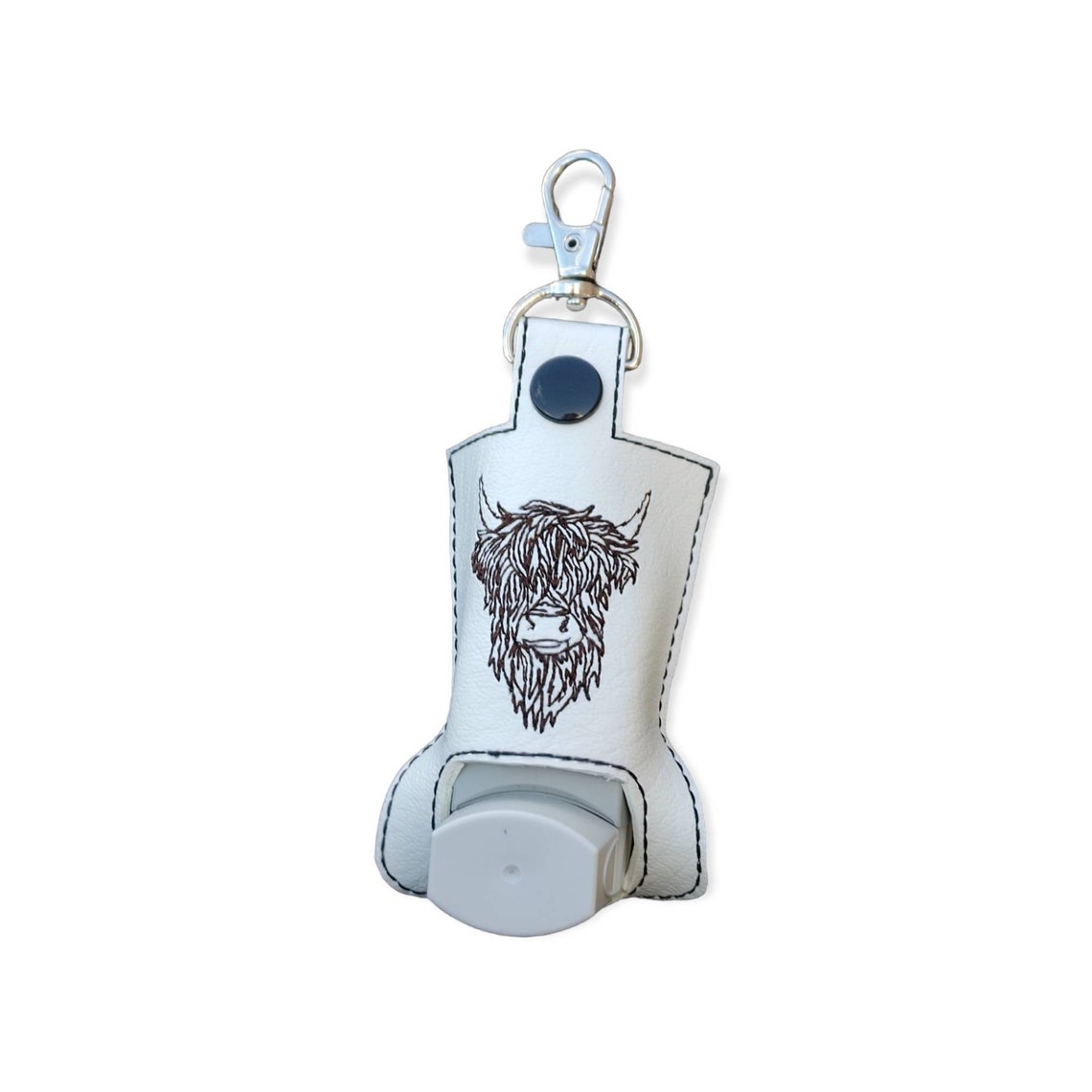 Inhaler Holder, Inhaler Case Keyring, Highland Cow, Inhaler Case ...