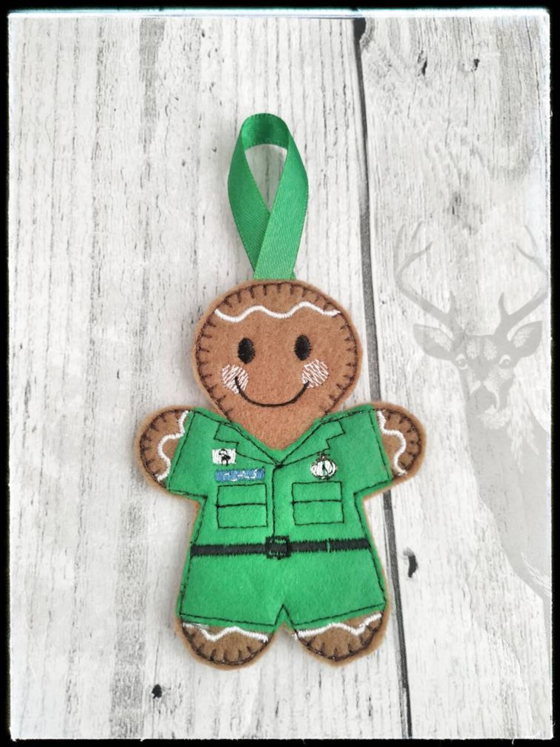 Paramedic Gingerbread Man, Ambulance Worker, Thank You Gift, Christmas ...