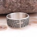 Anello Padre Nostro in Latino, fascia argento 925, Anello religioso ...
