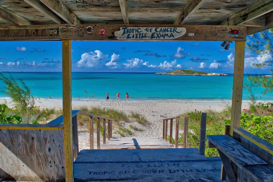 Tropic of Cancer, Caribbean Wall Art, Exuma Photo, Beach Decor, Tropic ...