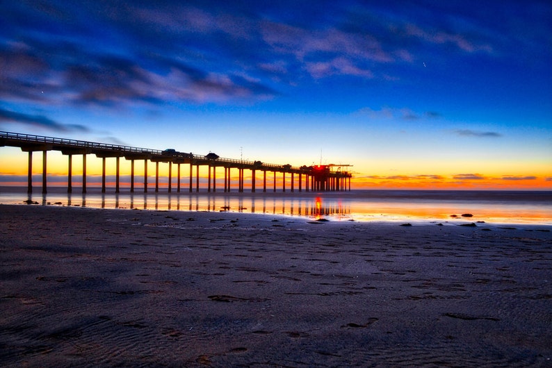 Scripps Pier, San Diego, California Sunset, Sunset Photography, La ...