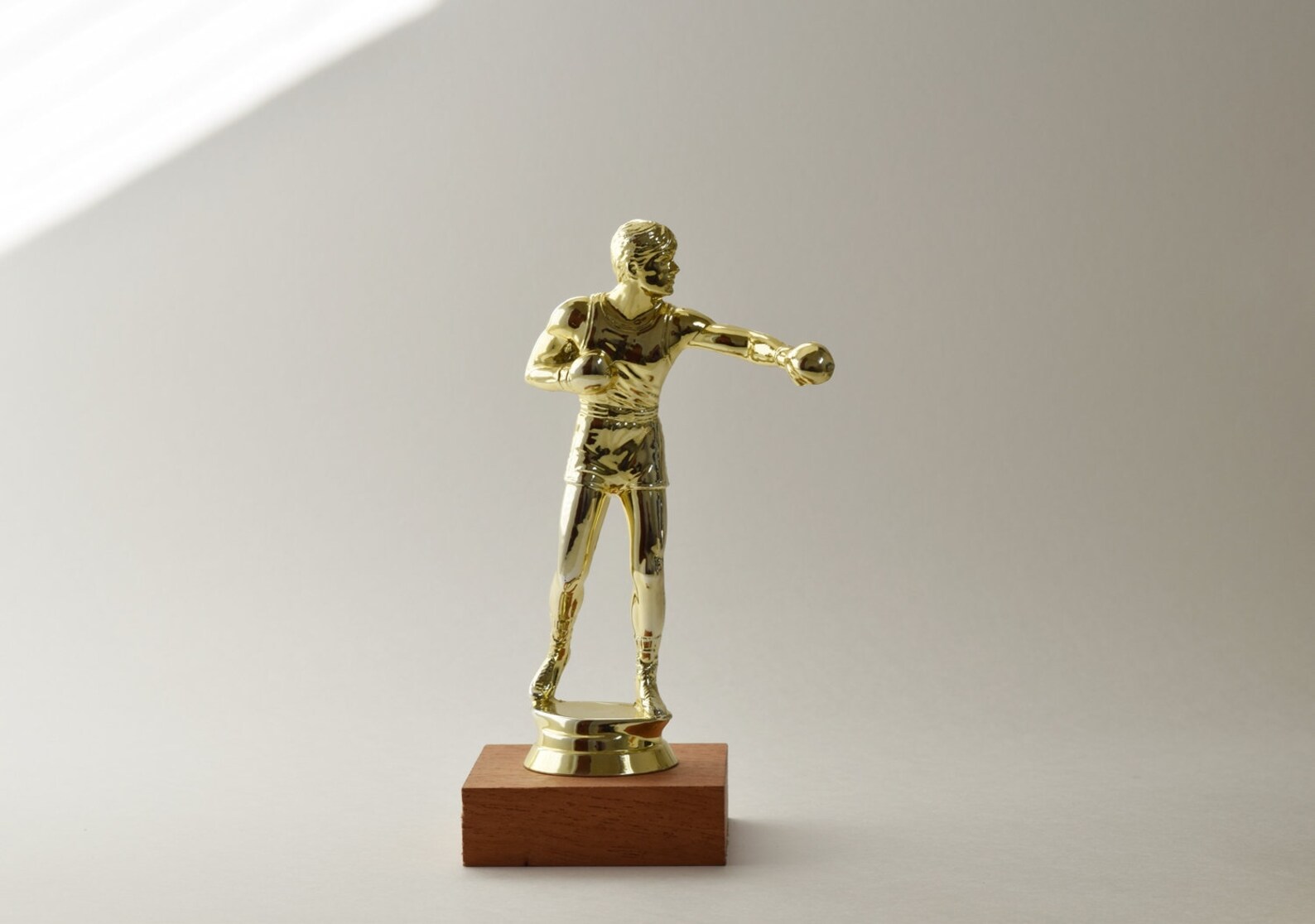 TROFEO DE BOXEO / en Base caoba / por Nathan's Gym - Etsy España