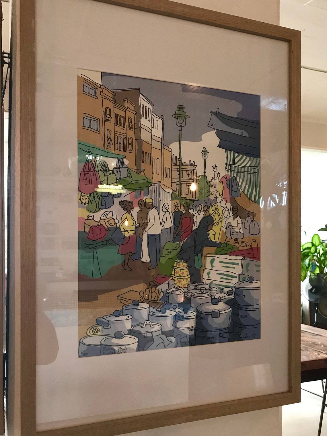 Dalston Hackney Colourful Street Scene Ridley Rd Market - Etsy