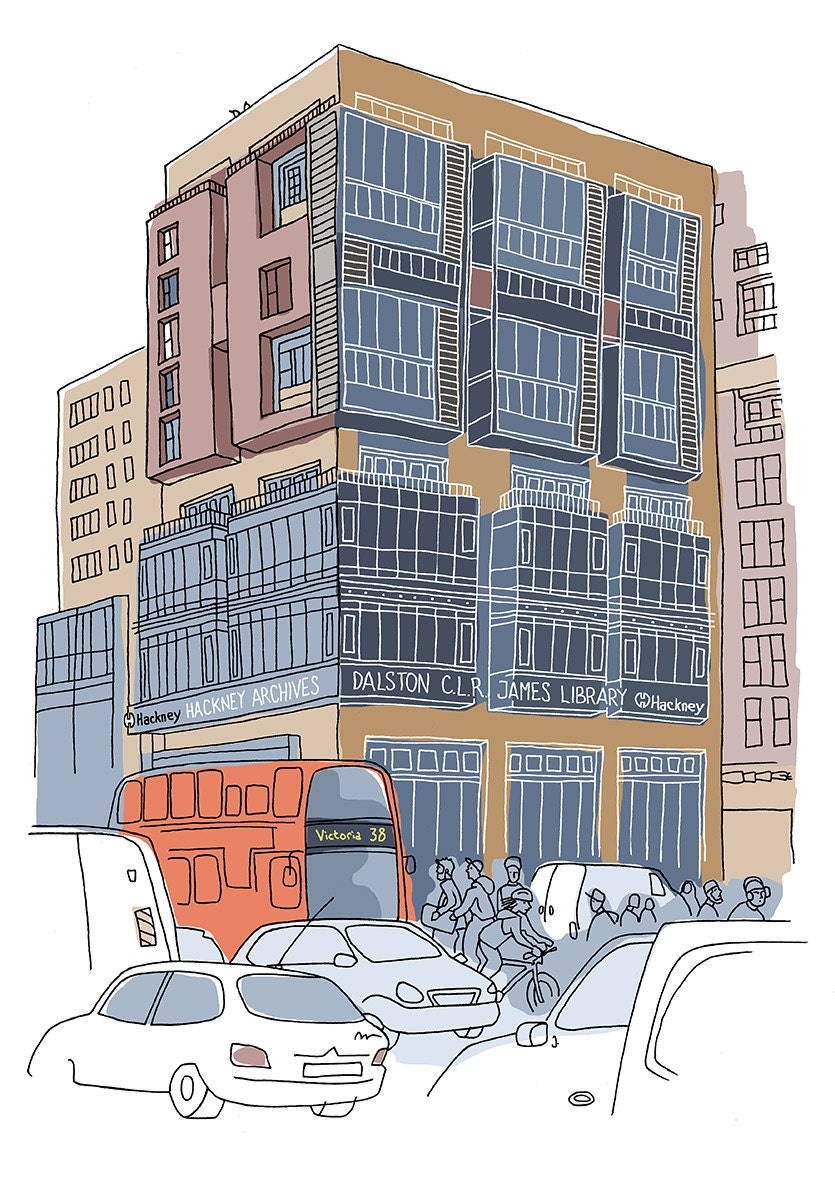 Modern Architecture East London Tower Block Dalston Square and CLR ...