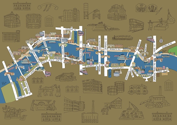 Historical Map Of London