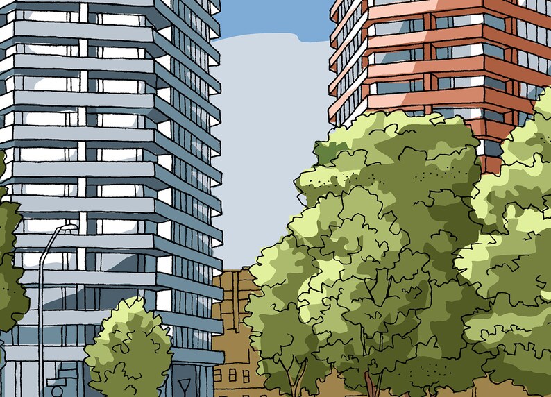 Urban Architecture Hoxton Press London Signed Giclée Print - Etsy