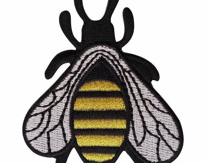 Bumblebee Honey Worker Bee Patch Iron Sew on Cloth Insect Wasp ...