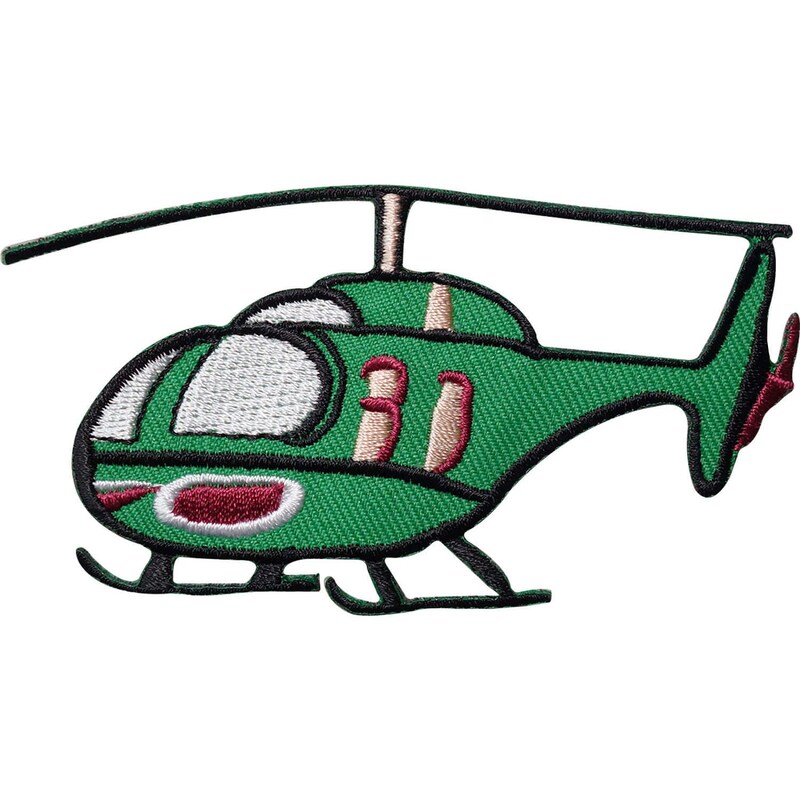 Helicopter Applique - Etsy