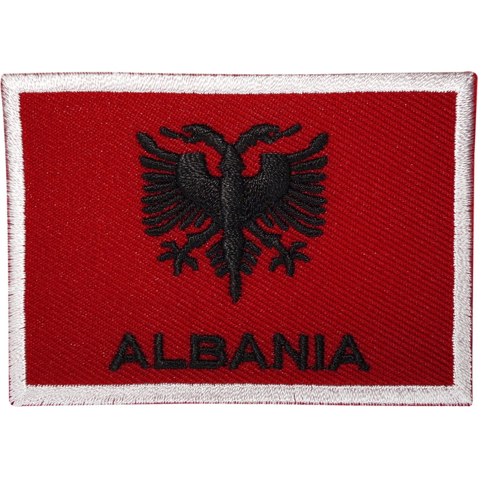 Albania Flag Patch Albanian Embroidered Badge Sew on Clothes - Etsy