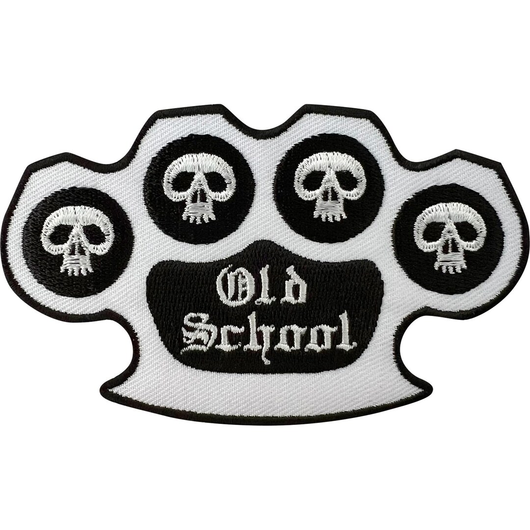 Old School Patch Iron on Sew on Denim Jacket Jeans Bag Clothes ...