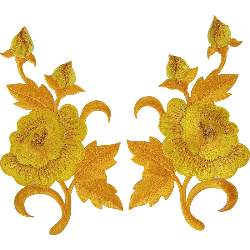 Iron on Yellow Patches - Etsy