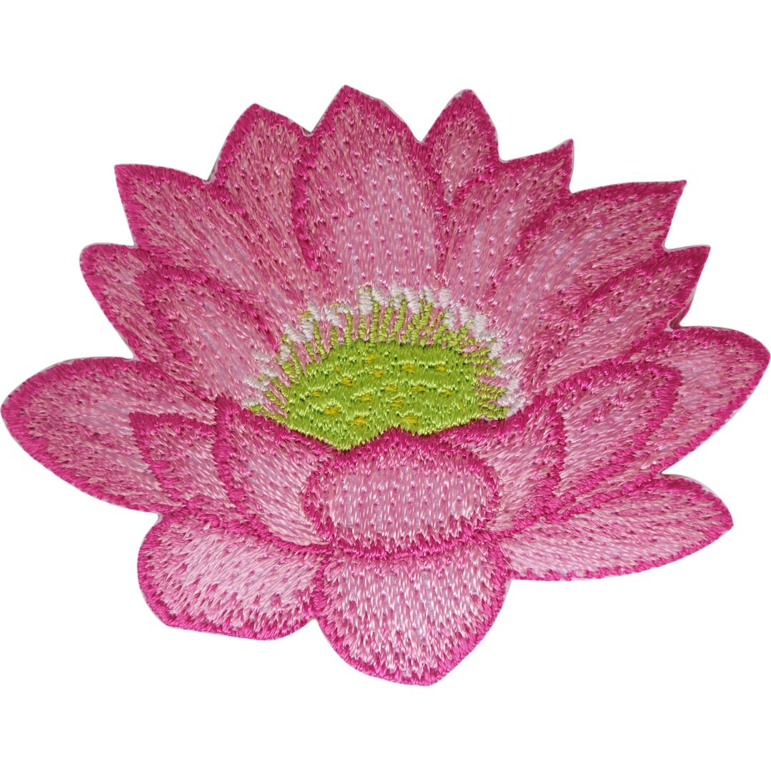 Pink Flower Patch Iron Sew on Dress Skirt T Shirt Hat Floral ...