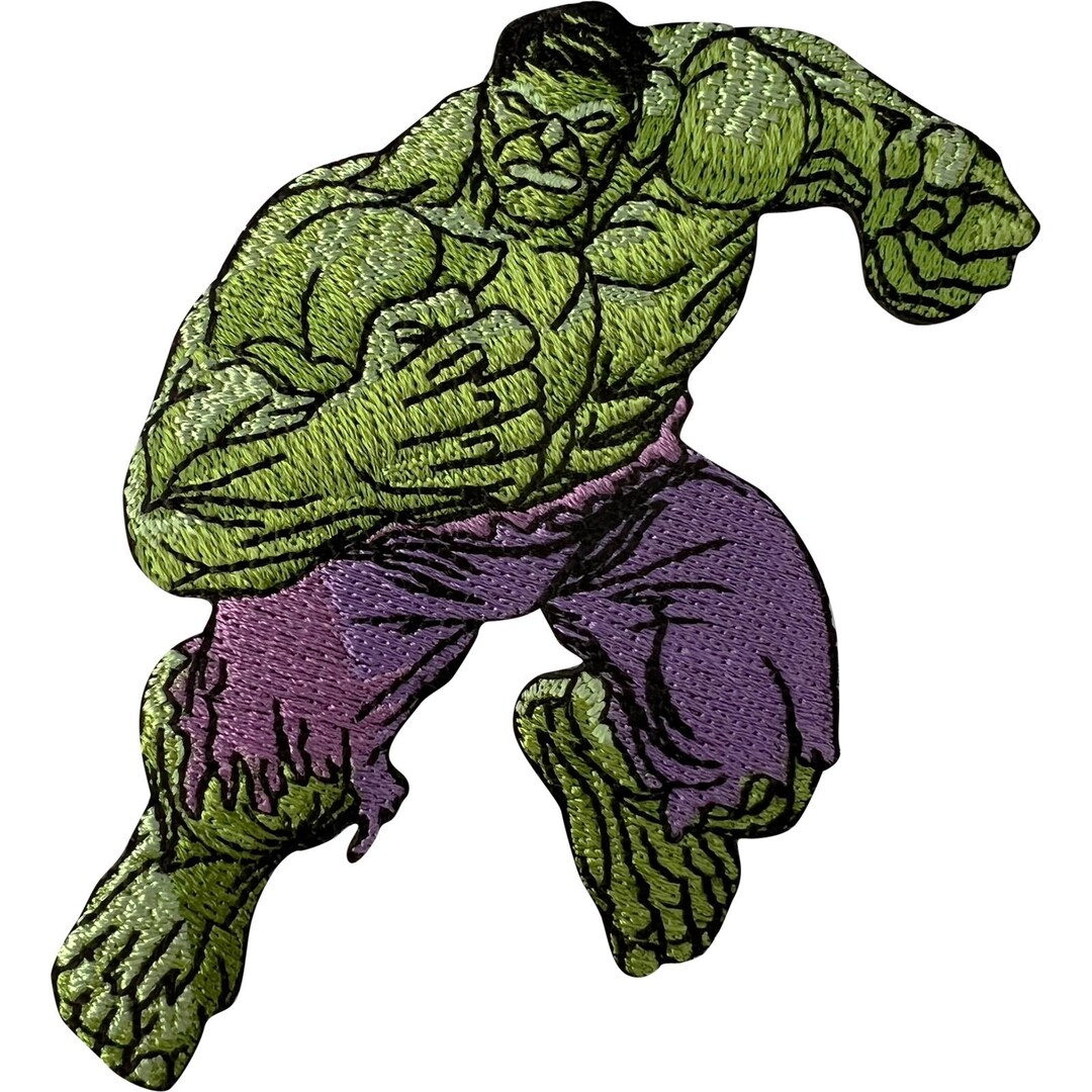 The Incredible Hulk Patch Iron Sew on Shirt Jeans Bag Clothes ...