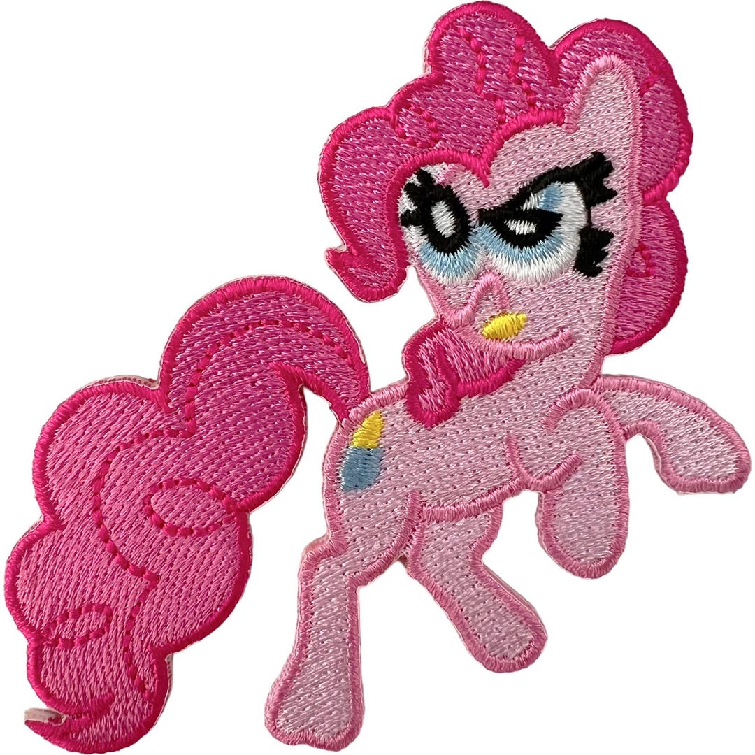 My Little Pony Pinkie Pie Patch Iron Sew on Clothes Bag Crafts ...
