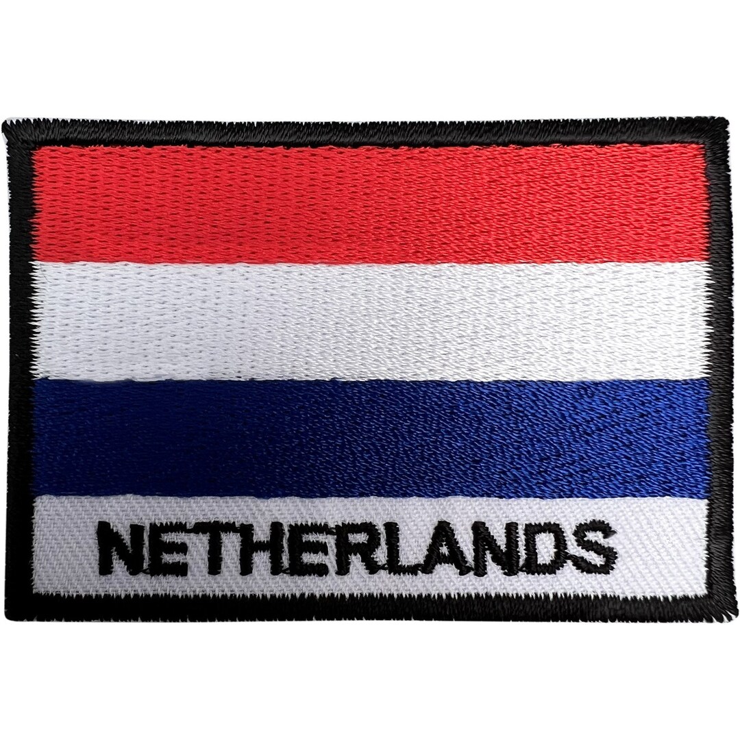 Netherlands Flag Patch Iron Sew on Clothes Bag Embroidered Badge Dutch Holland - Etsy